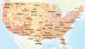 HRSA Map Tool - Millennial Cities