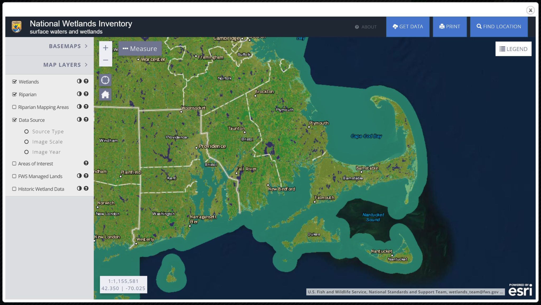 Use a Wetlands Map to Visualize the State of American Wetlands
